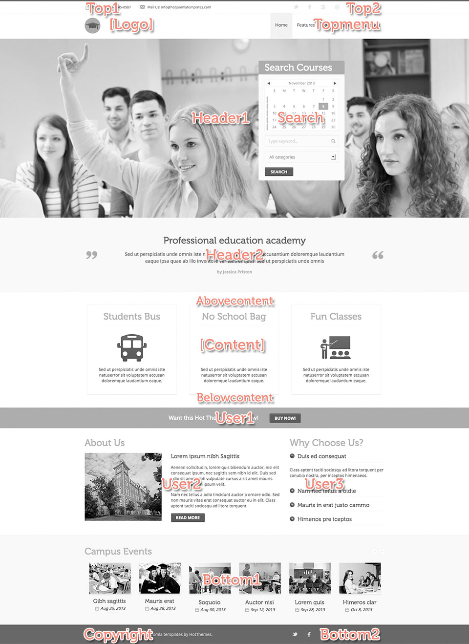 Widget Positions | Hot Academy